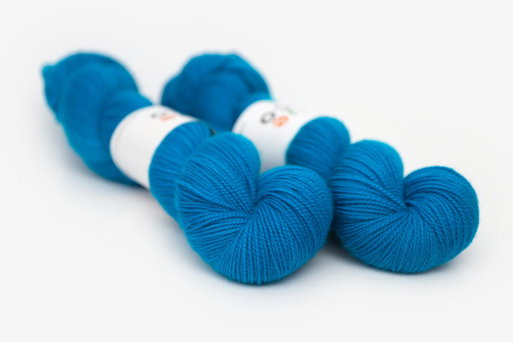 Cerulean Yarn | Cerulean Blue Yarn | Turquoise | Hand Dyed Yarn