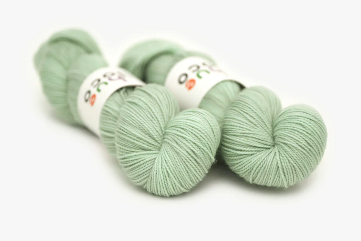 Celadon Yarn | Mint Green Yarn | Light Green | Hand Dyed Yarn