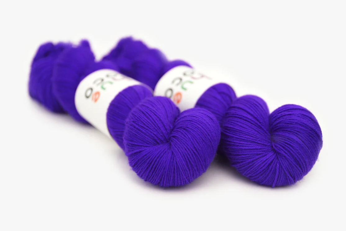 Ultraviolet Yarn | Blue Yarn | Purple Yarn | Hand Dyed Yarn