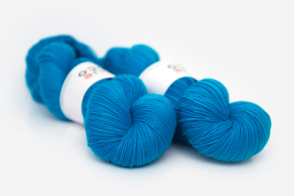 Cerulean Spun Sock Yarn | Blue Yarn | Knitting, Crochet Yarn