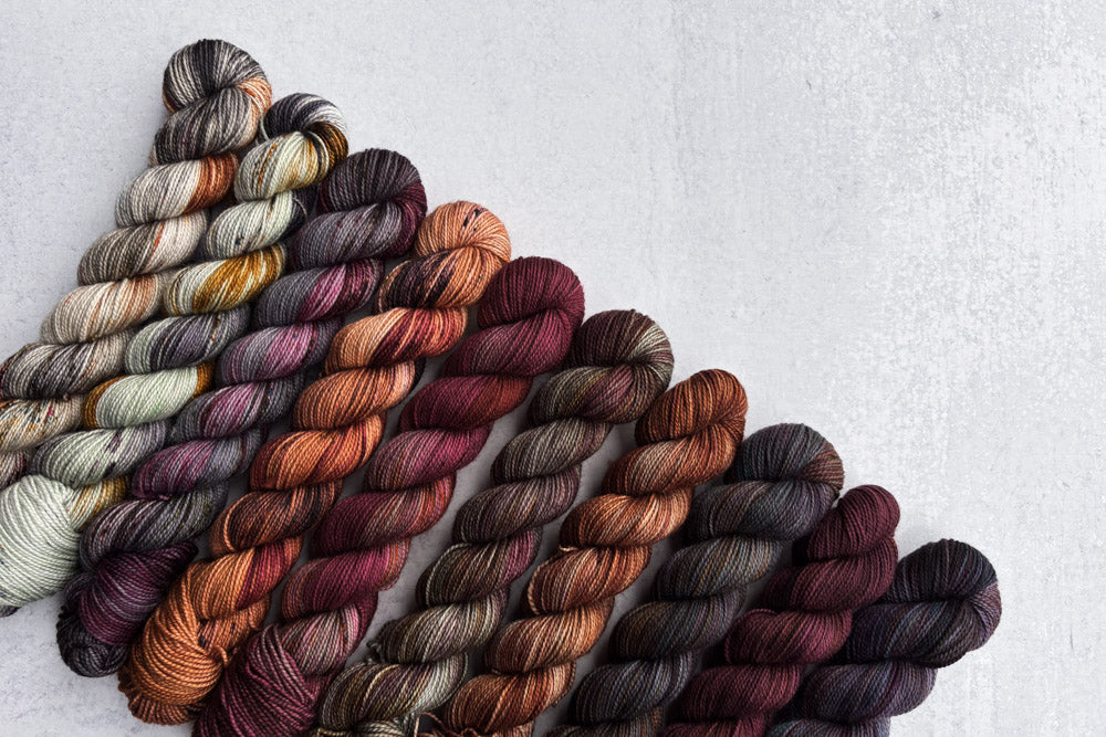 Ciao, Here Flora Good Time Yarn Set | Semisolid, Speckled Yarn