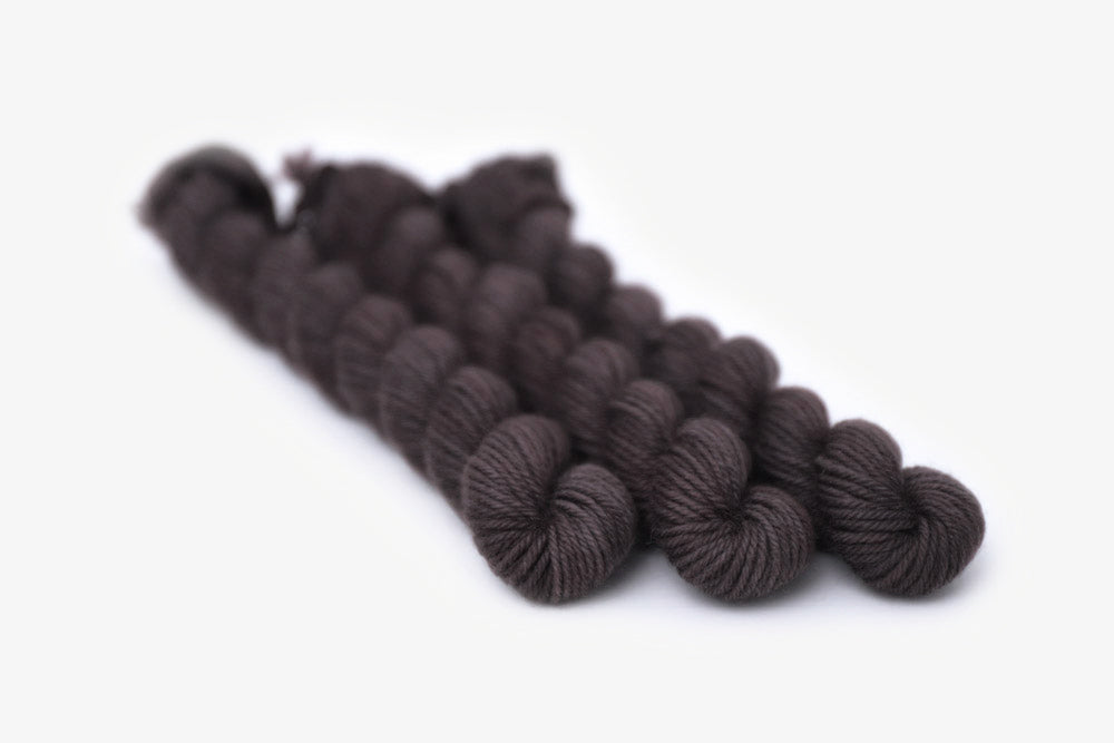 Concord Mini Yarn Skeins | Dark Purple Yarn | Mini Yarn