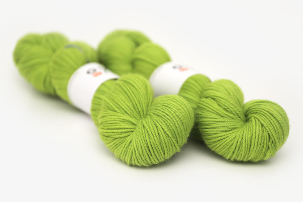 Chartreuse DK Yarn | Green, Yellow Yarn | Hand Dyed Yarn