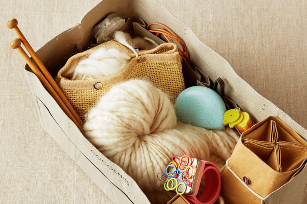 Craft Caddy, Grey, Olive, Cocoknits, Knitting and Crochet Accessories ...